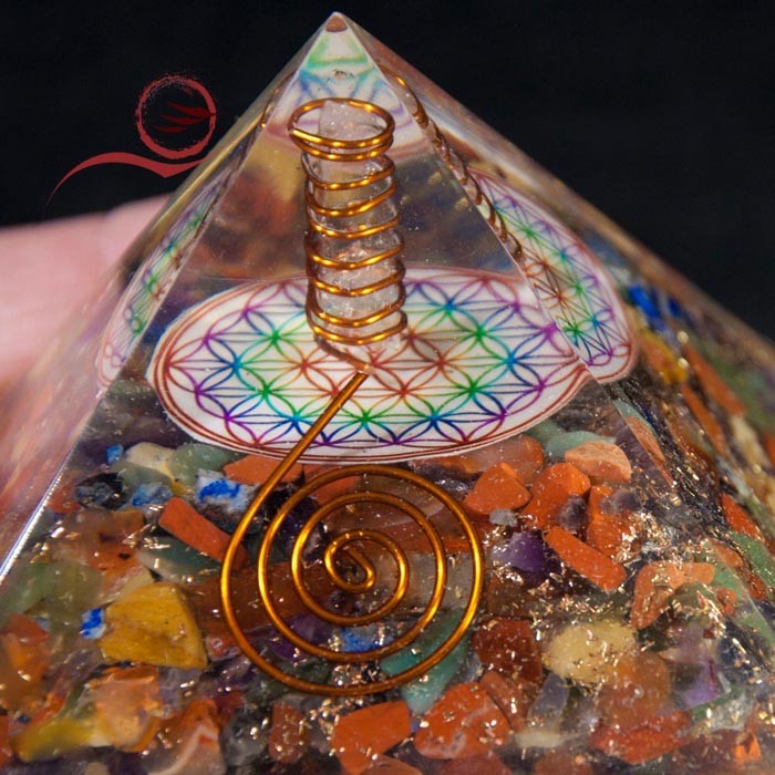 Orgone pyramide chakras